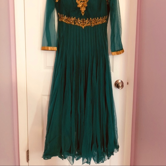 seasons bombay | Dresses | Brand New Indian Anarkali Dress Chiffon ...